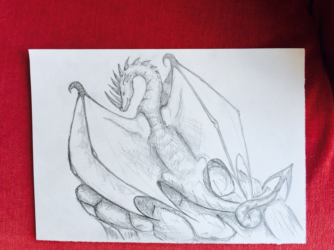 Sparkling Artists: Elanor Grace - Rough Dragon Sketches