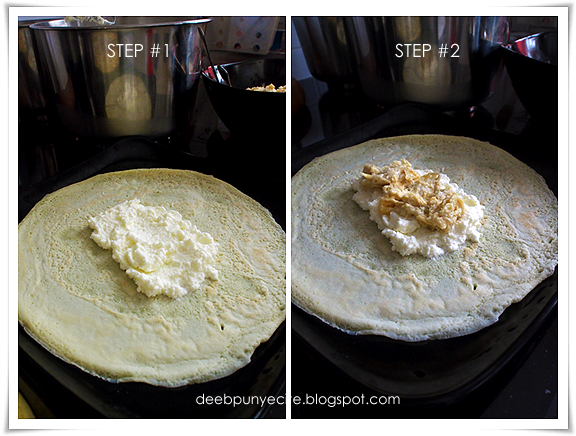 Resepi: Durian Crepe - DeebPunyeCite