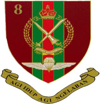 BATALION KE-8 REJIMEN RENJER DIRAJA (PARA): SEJARAH PASUKAN
