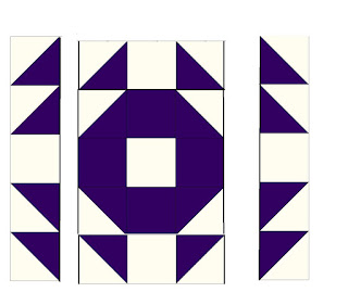 Northern Deb Quilts: Block Tutorial for a navy and white quilt
