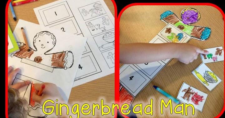 Sweet Tea Classroom: Gingerbread Man Sequencing Cards {Gingerbread Man ...