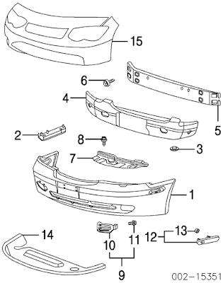 Ford Taurus: FRONT BUMPER