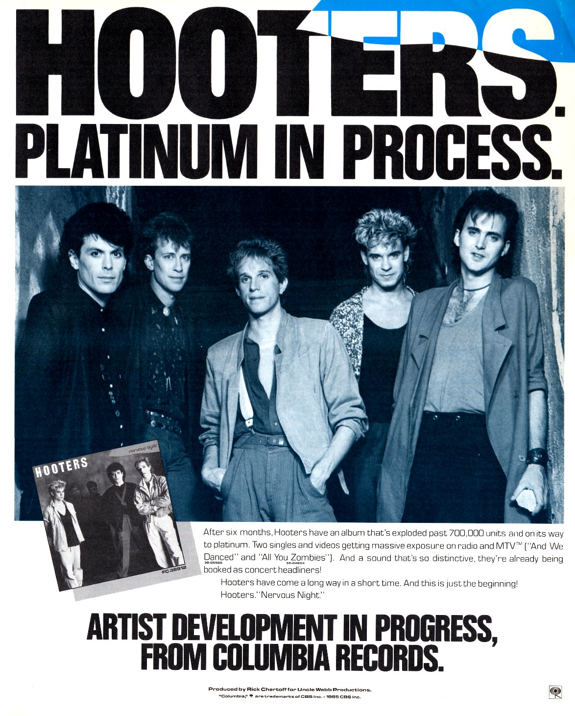 Lansure's Music Paraphernalia: HOOTERS | Press Kits | Memorabilia