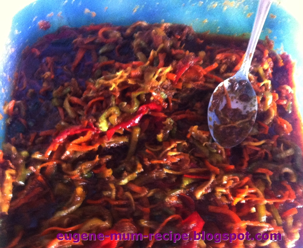 Eugene's Mum - Recipe: Cucumber Pickle (Acar Timun)