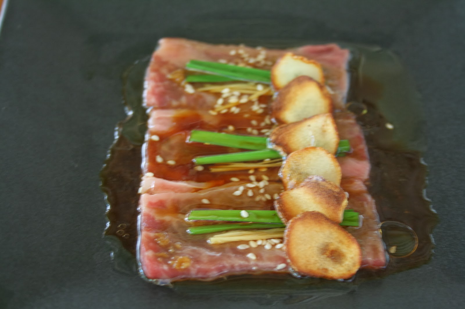 Country Gourmet Traveler: Kobe Beef Sashimi a bit different