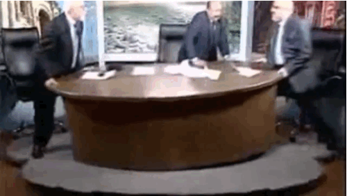 Epic Table Fight Breaks Out on Live TV in Jordan | Lha Gene?