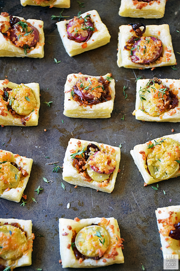 Cheesy Bacon Potato Bite-Sized Snacks | Life Tastes Good