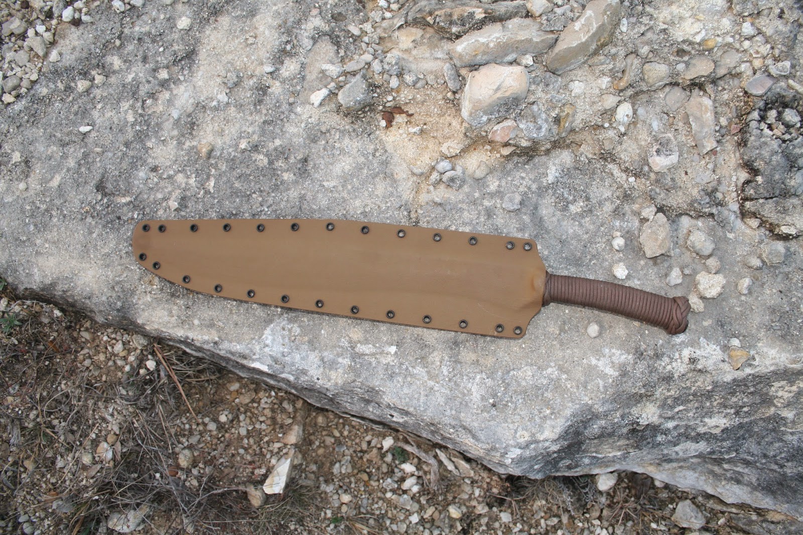 Helm Enterprises, Forging Division: Sinuous bush sword and sheath ...