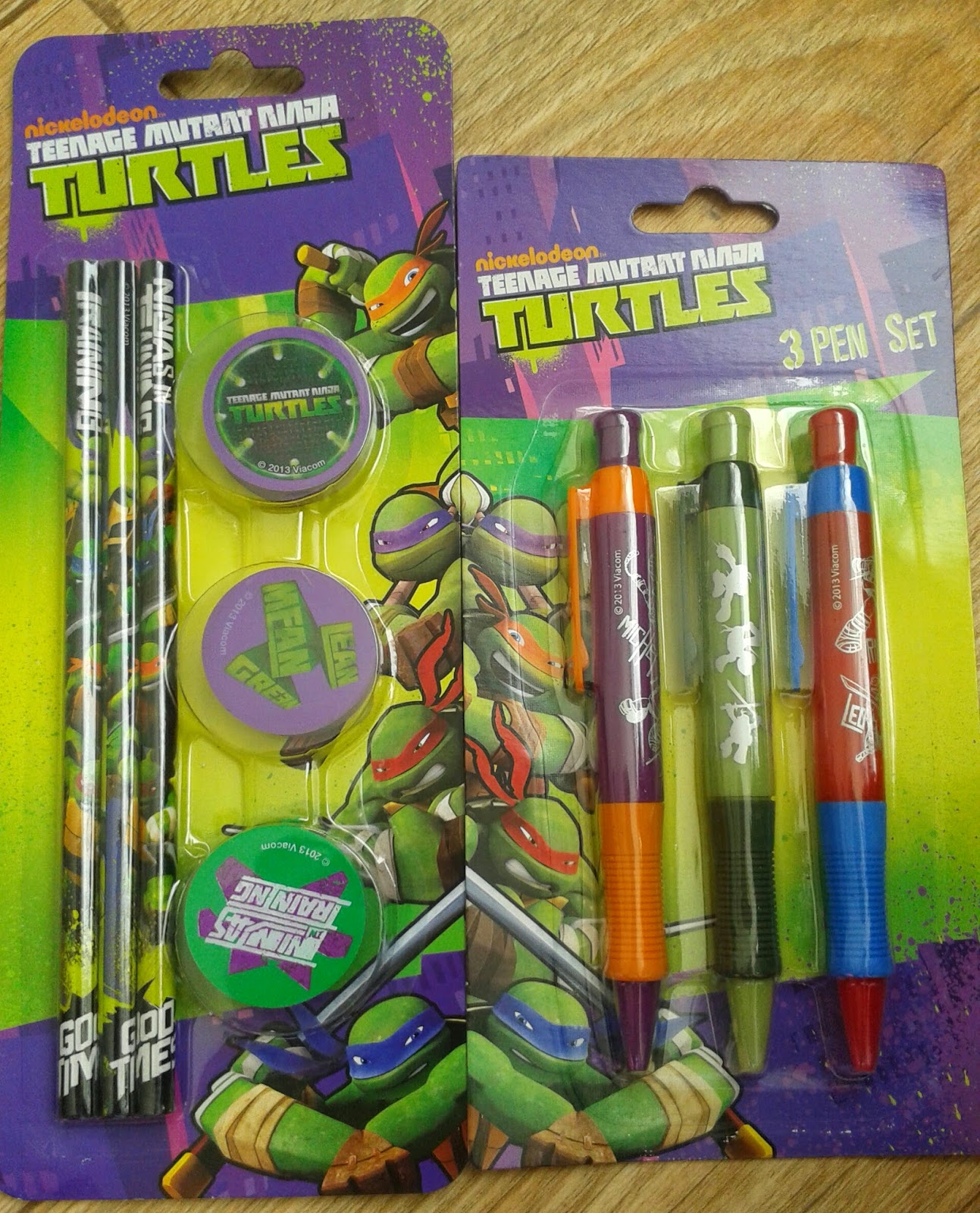 Pen Collection geekery: Disney Princess & Teenage Mutant Ninja Turtles ...