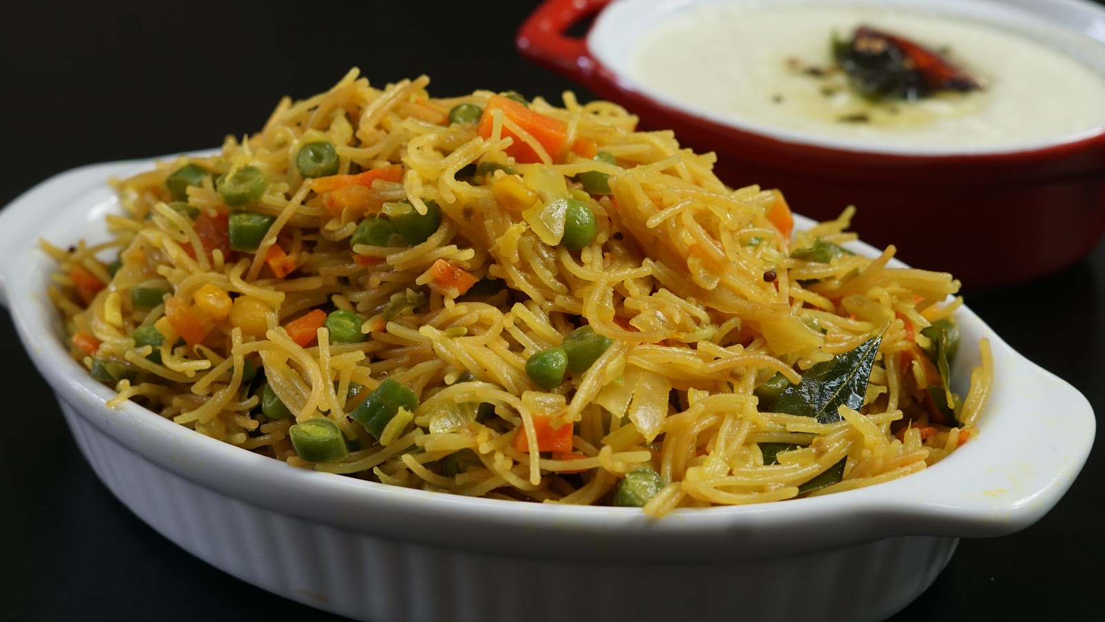 Semiya Kichadi / Mixed Vegetable semiya Upma | Steffi's Recipes