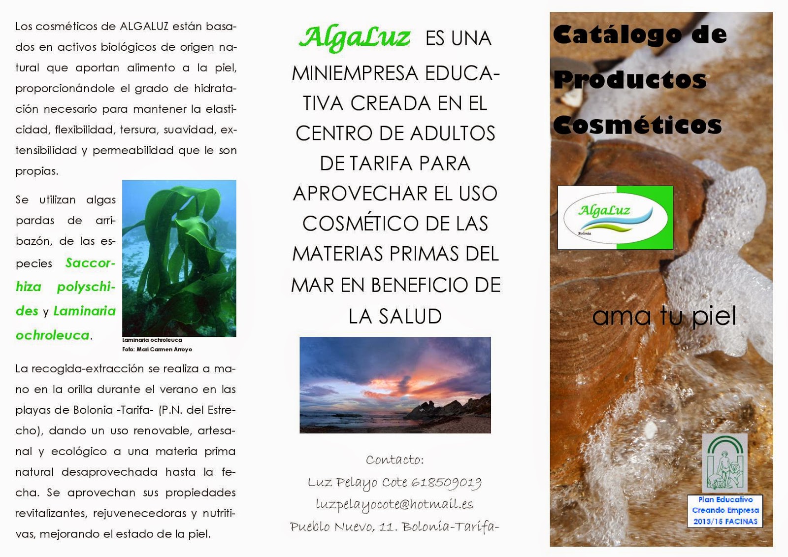 PROYECTO ALGAS: 2014
