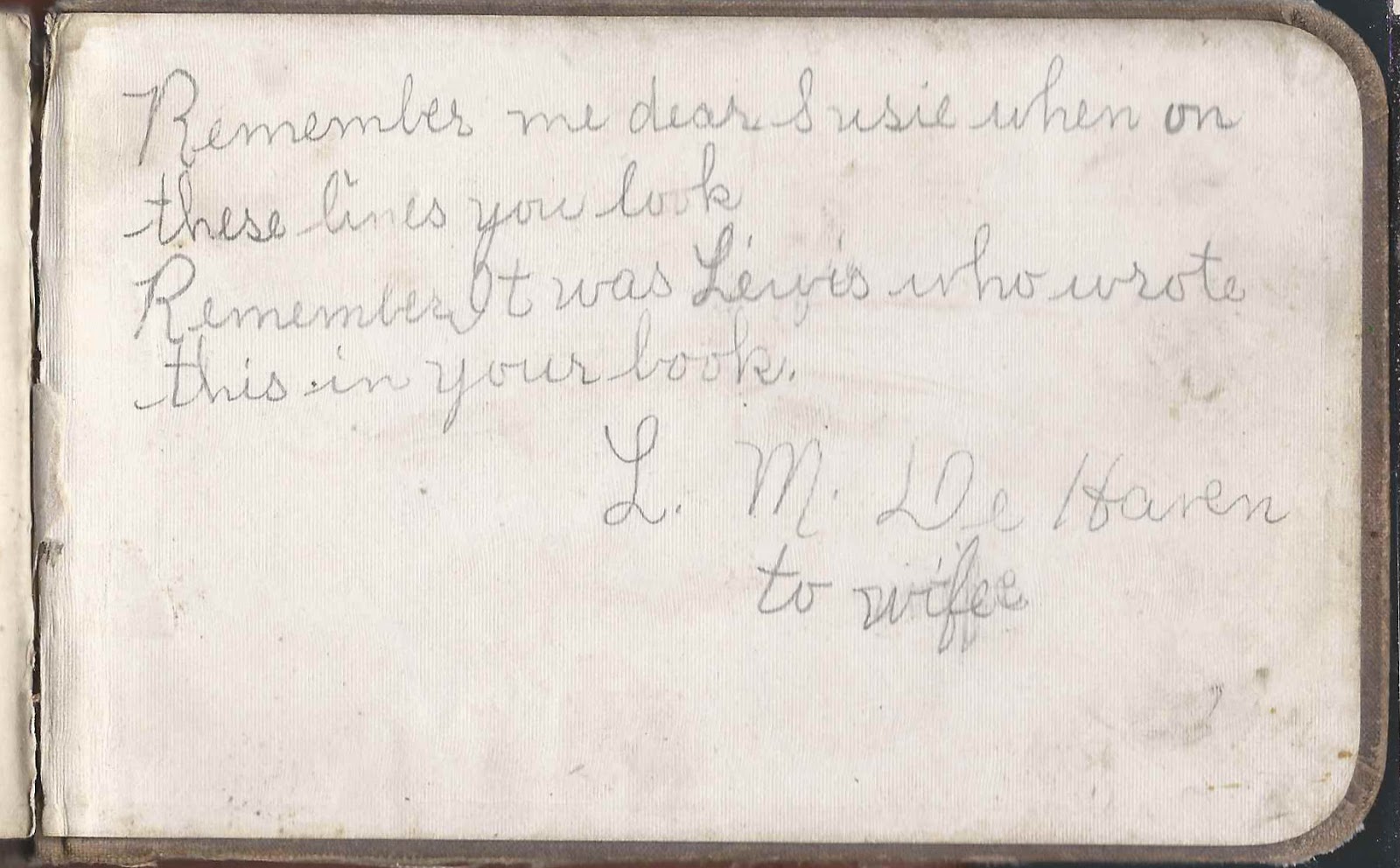 Heirlooms Reunited: 1880s Autograph Album of Susan Sheneman of Chester ...