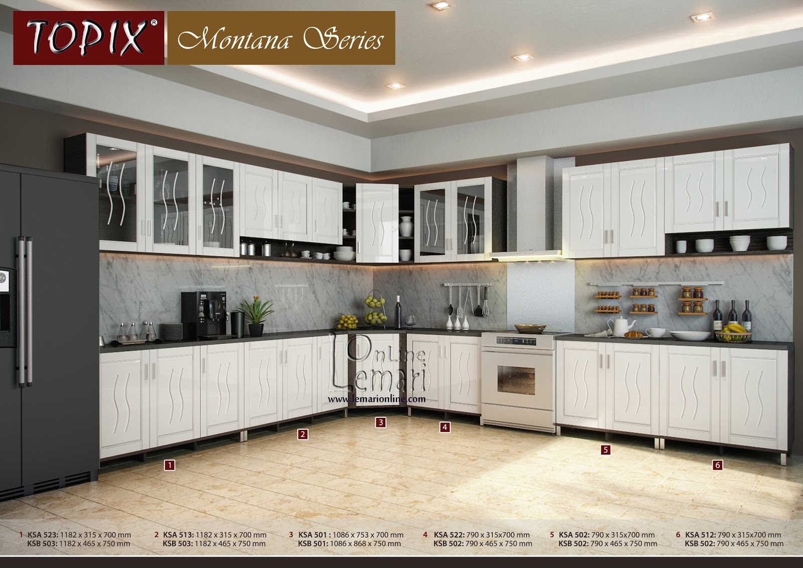 Lemari Online: Kitchen Set