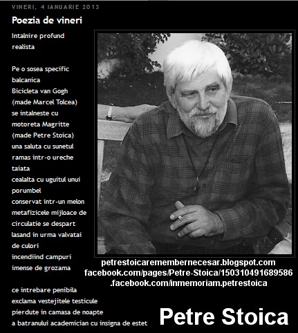 Petre Stoica, remember necesar: Petre Stoica