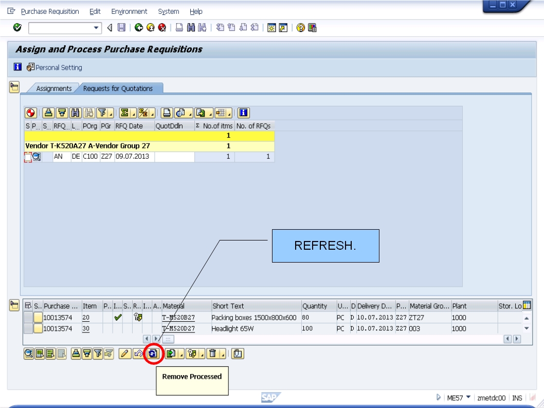 青蛙SAP分享 Froggy's SAP sharing: MM Process RFQ using ALV in ME57