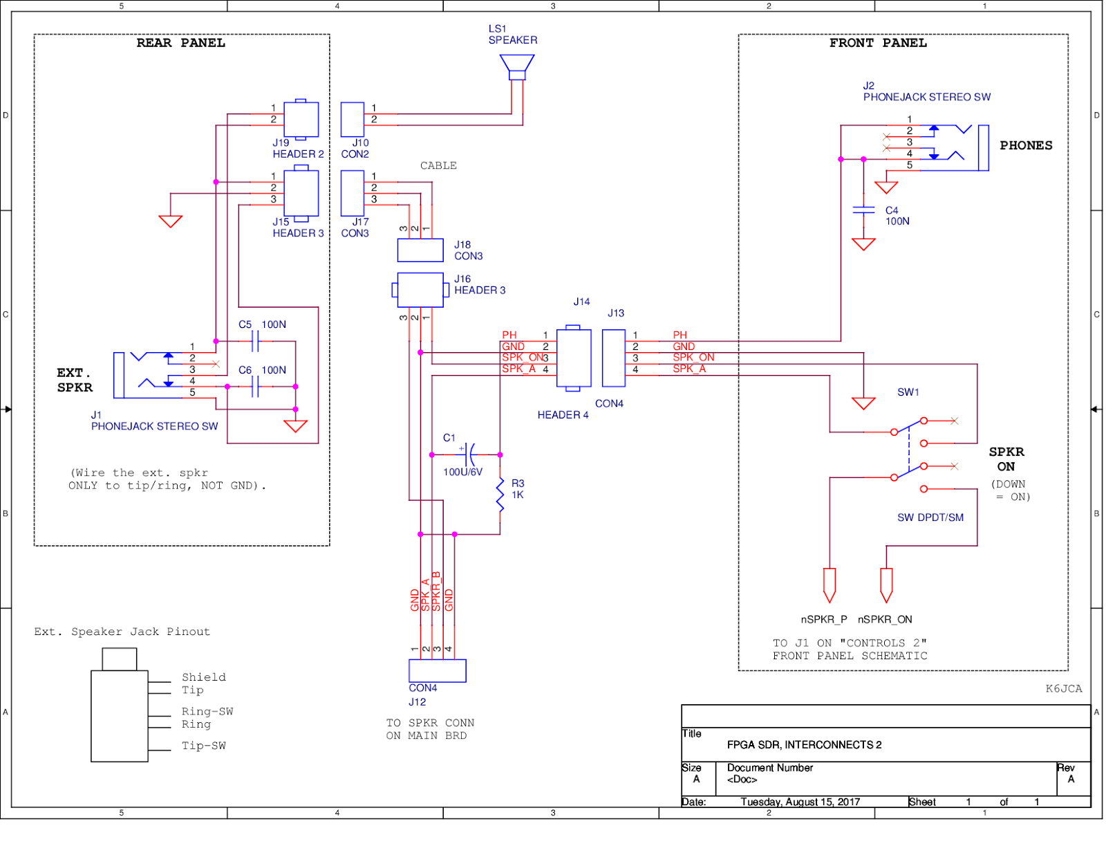 K6JCA: An FPGA SDR HF Transceiver, Part 8 -- Front Panel, Rear Panel ...