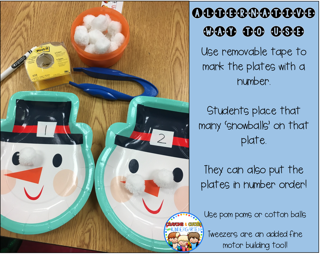 Crayons & Cuties In Kindergarten: Winter Math Centers