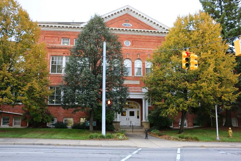 Michigan Exposures: A Windy Autumn Night on the Eastern Michigan Campus