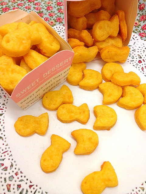 Kymn Kitchen: Homemade Goldfish crackers