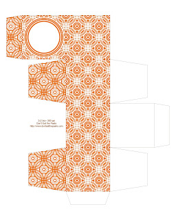 Don't Eat the Paste: Printable geometric patterned gift boxes- 4 colors