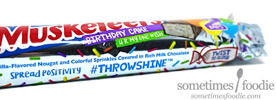 Sometimes Foodie: Chocolate Coated Sugar Bombs - Birthday Cake 3 Musketeers