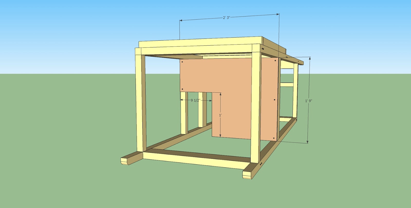 Joe's Garden Journal: DIY Outdoor Chicken Brooder / Broody Hen Box