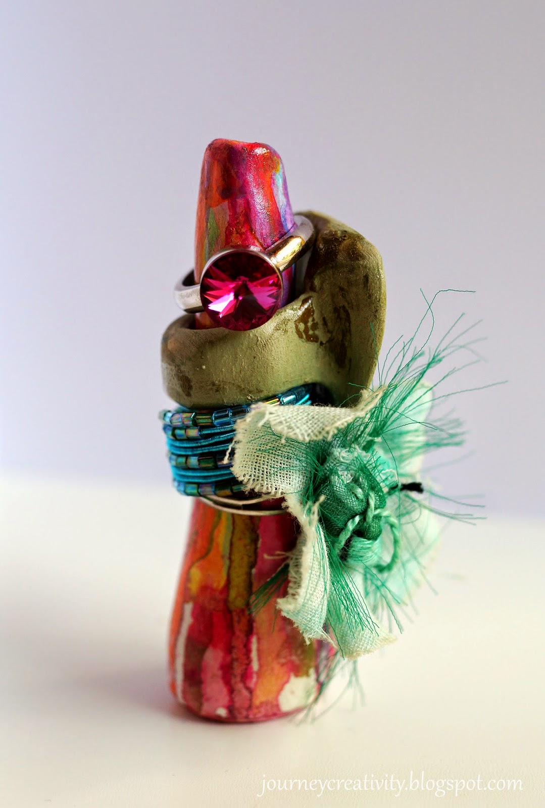 Clay color ring cone - Journey into Creativity