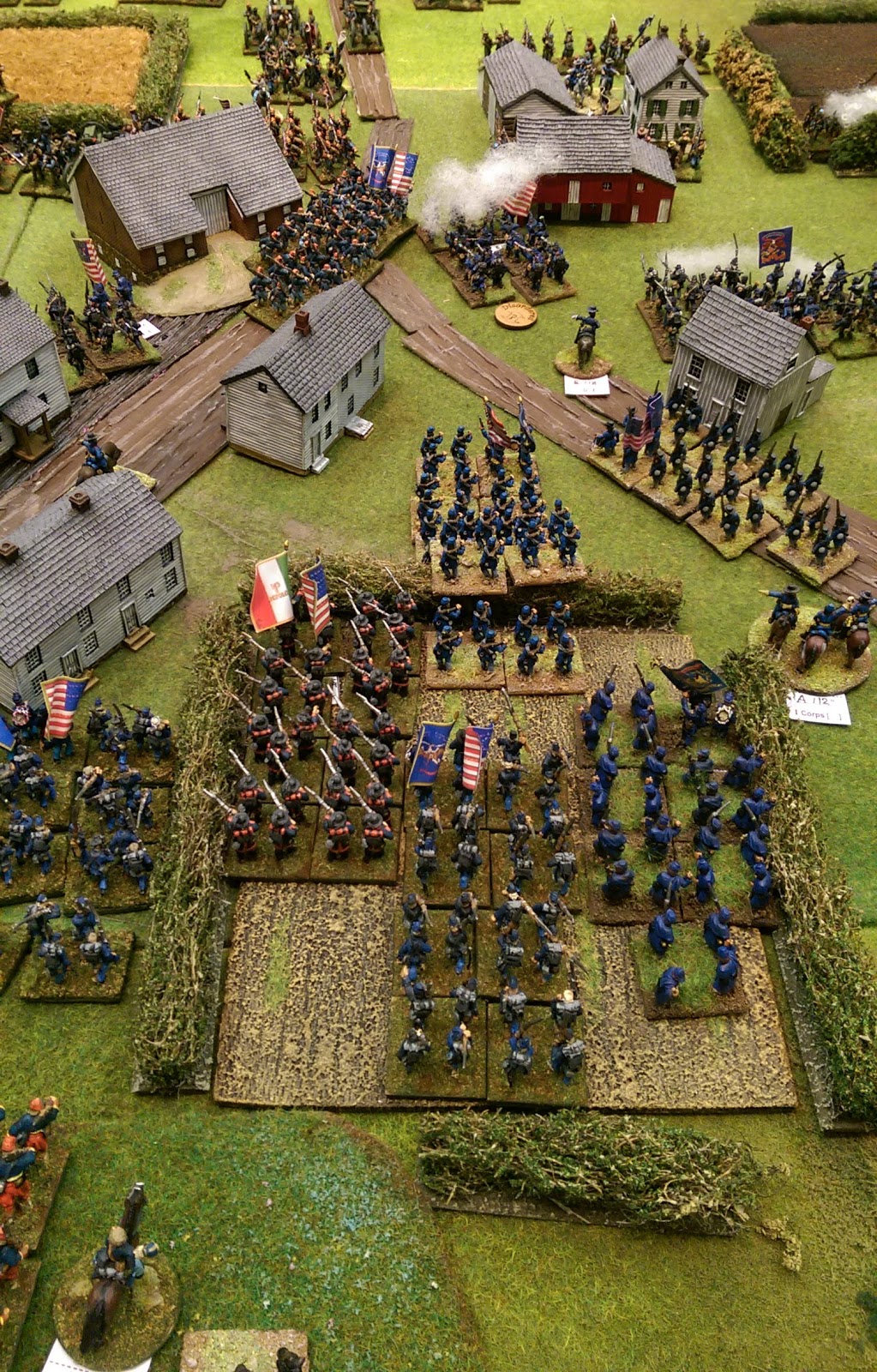 Jabba's Wargaming: ACW 1865, Somewhere in the East. Game at NBHW.