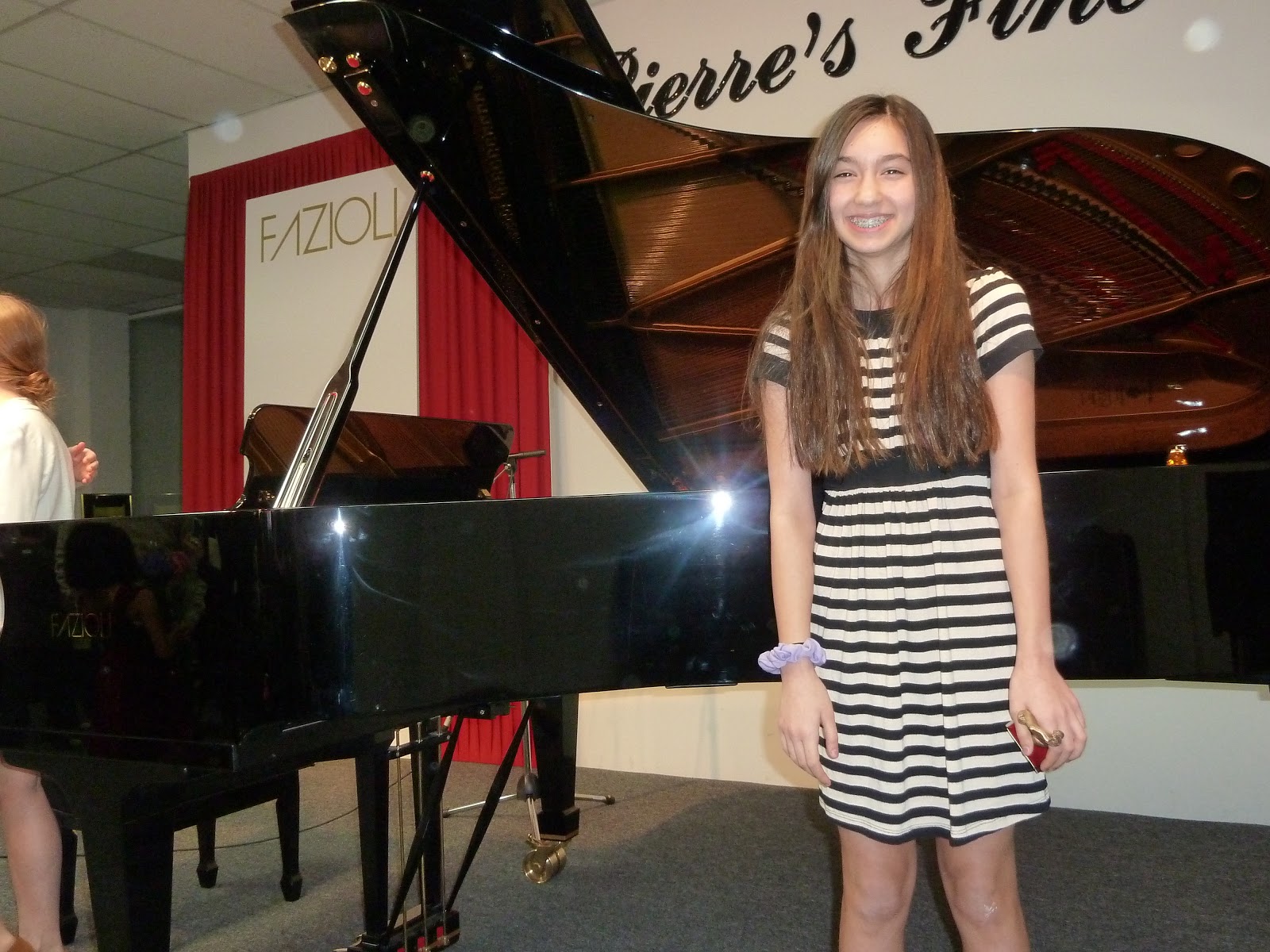 Erica played two pieces