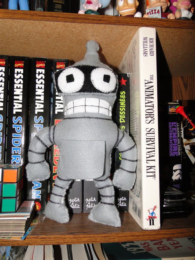 JJOURDENAIS: BENDER PLUSH TOY