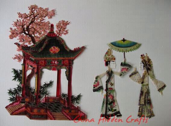 Chinese shadow puppetry poster - lunalery