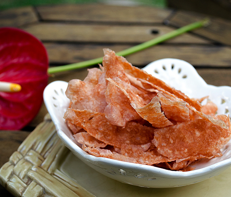 Chips de peito de peru light - Culinária diet e light