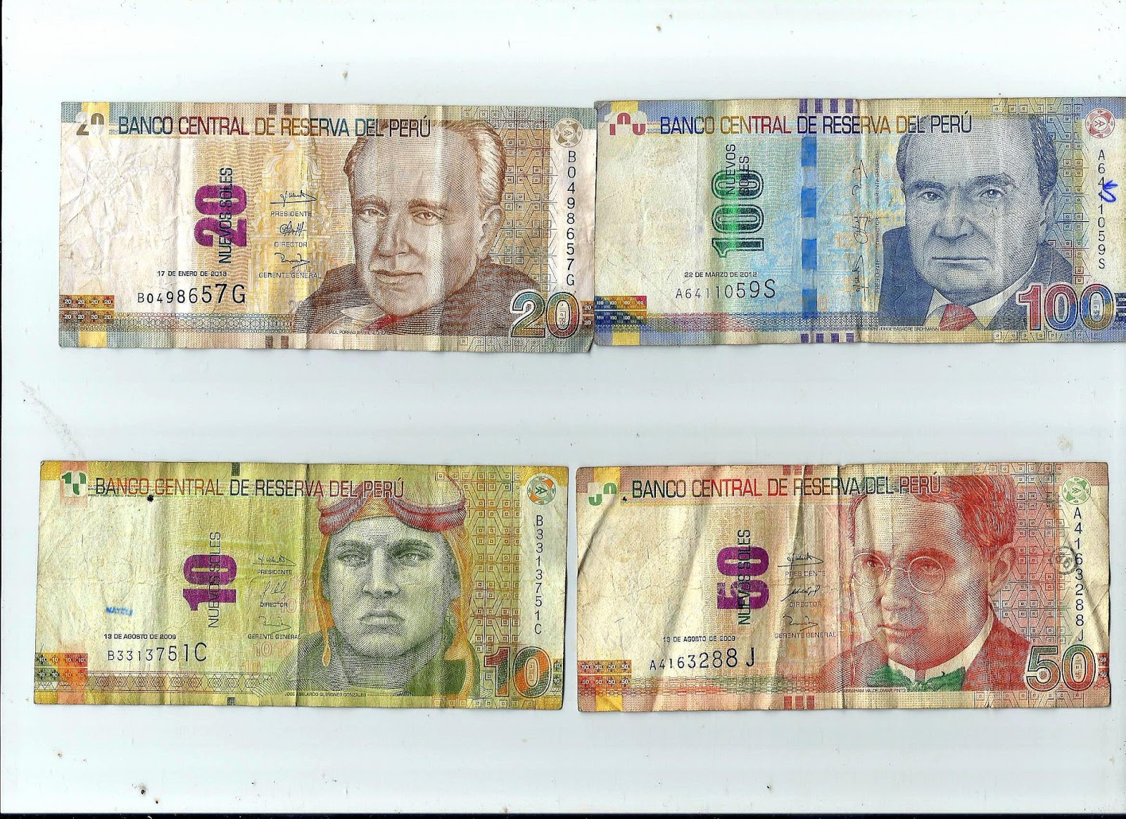 Saber Más de Perú: ¿Cuáles personajes aparecen en los billetes más ...