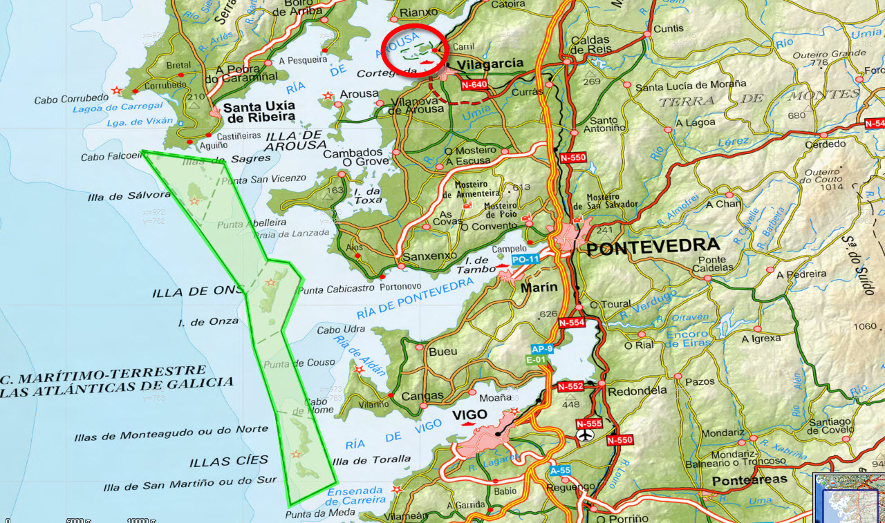 Cartografía Digital: Garmin JNX: Parques Nacionales completados.