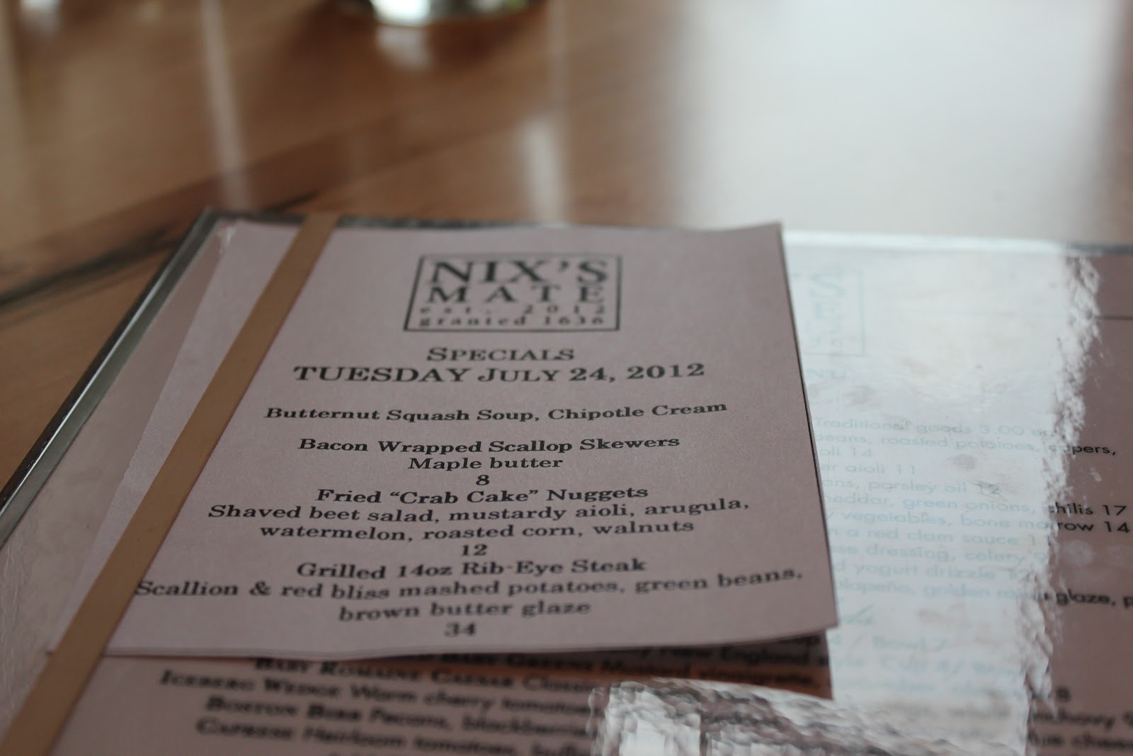 Delicious Dishings: Sampling The Menu At Nix's Mate