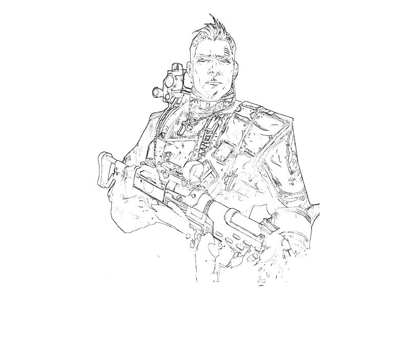 Call Of Duty Black Ops 2 Coloring Pages For Kids