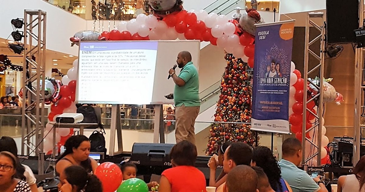 Folha Do Iguassú Sesi Nova Iguaçu Promove “aulão Pré Enem” No Top Shopping
