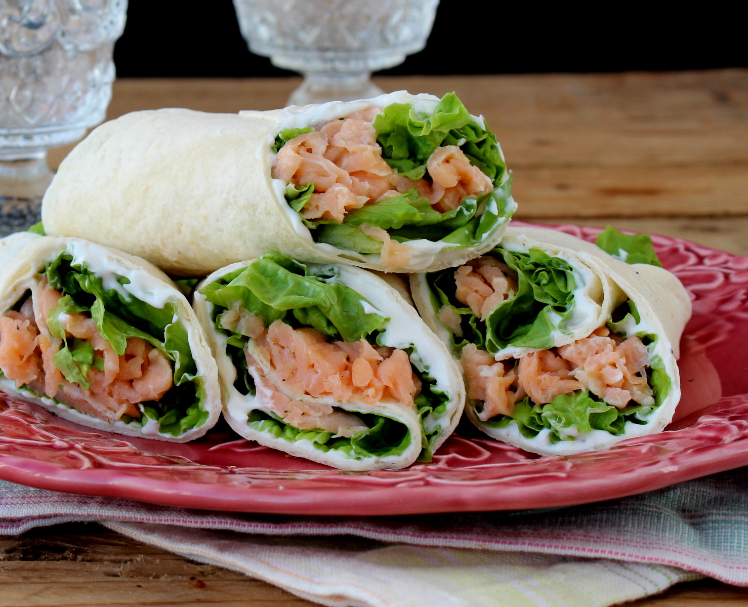 Nárwen's Cuisine - Sabores do Mundo : Wrap de Salmão Fumado