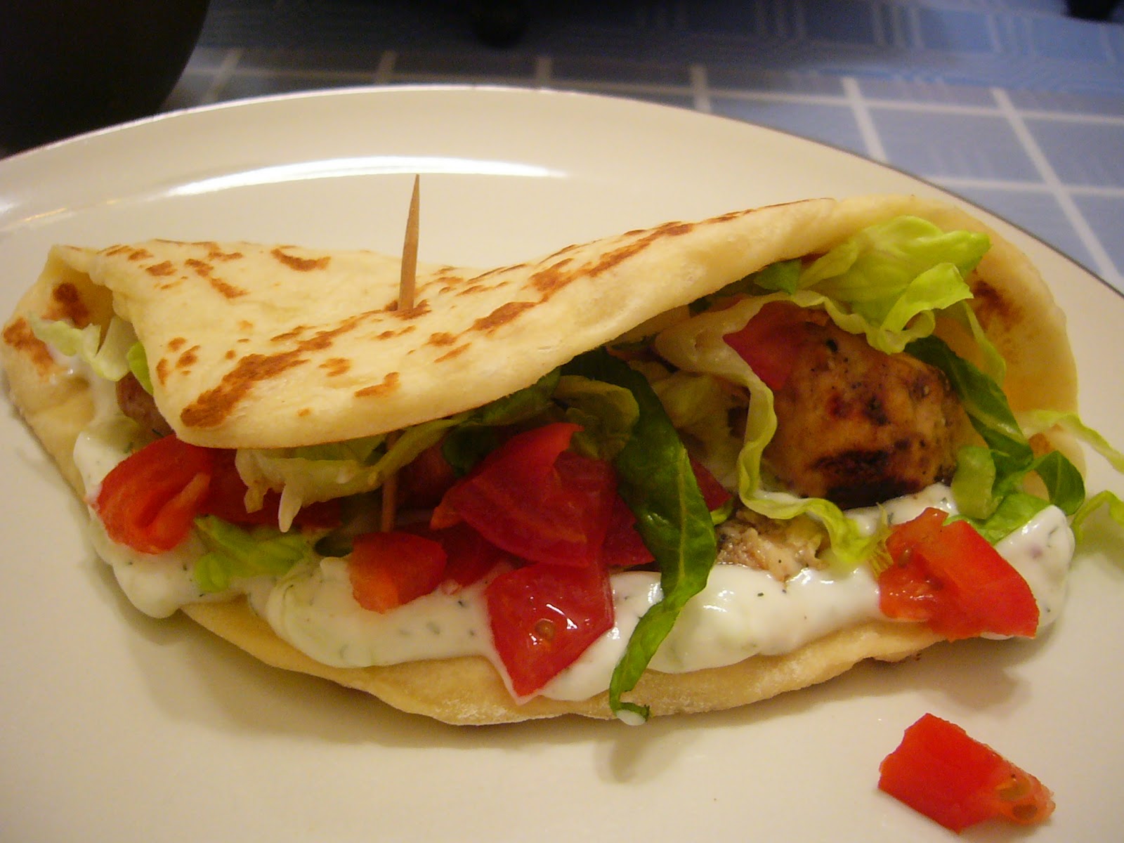 Bringing Home the Brakebush: Greek-Style Chicken Wraps of Awesomeness ...