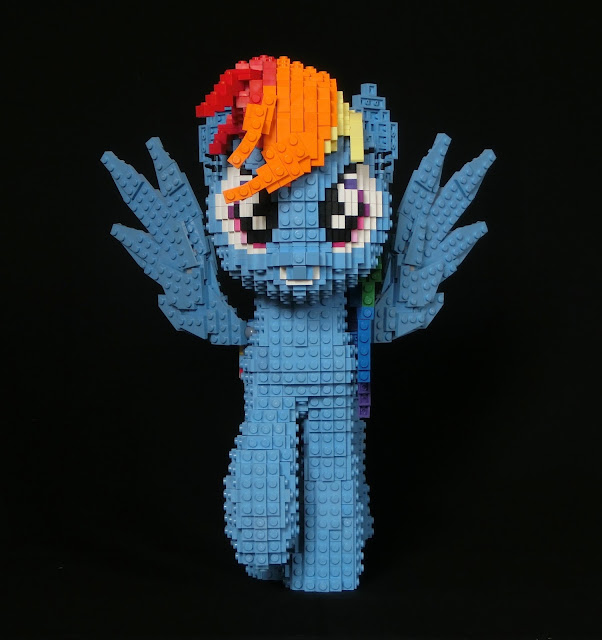 Equestria Daily - MLP Stuff!: 3,700 Piece LEGO Rainbow Dash!