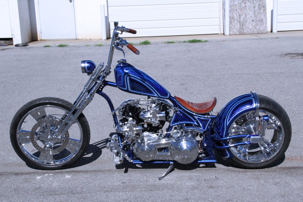 biker excalibur II: Psycho Custom-Motorcycle by Covingtons Cycle City