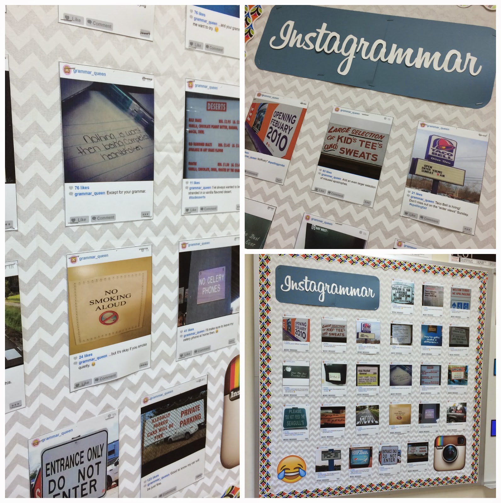 Ms. B's Got Class: Instagrammar