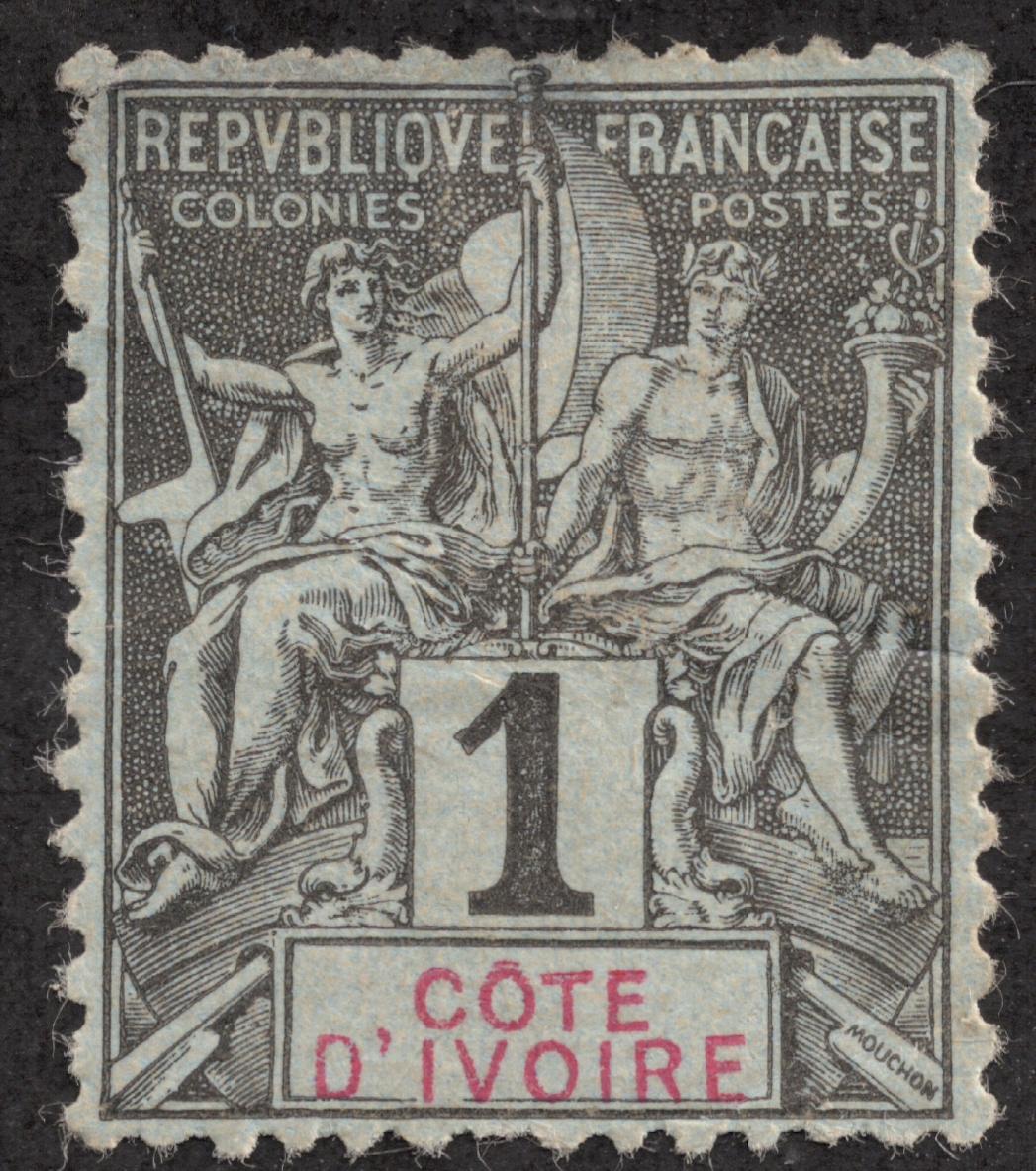 Big Blue 1840-1940: Ivory Coast ( Côte d'Ivoire )