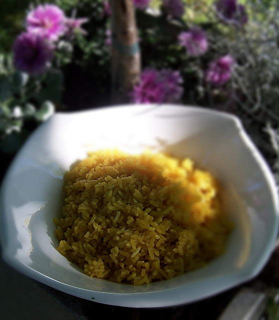 Irakisk mat: Gult ris med gurkmeja