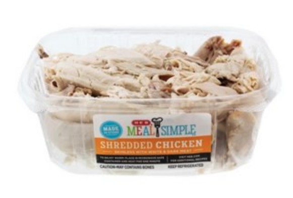 HEB Meal Simple Shredded Chicken $2.49 (Save $3!)
