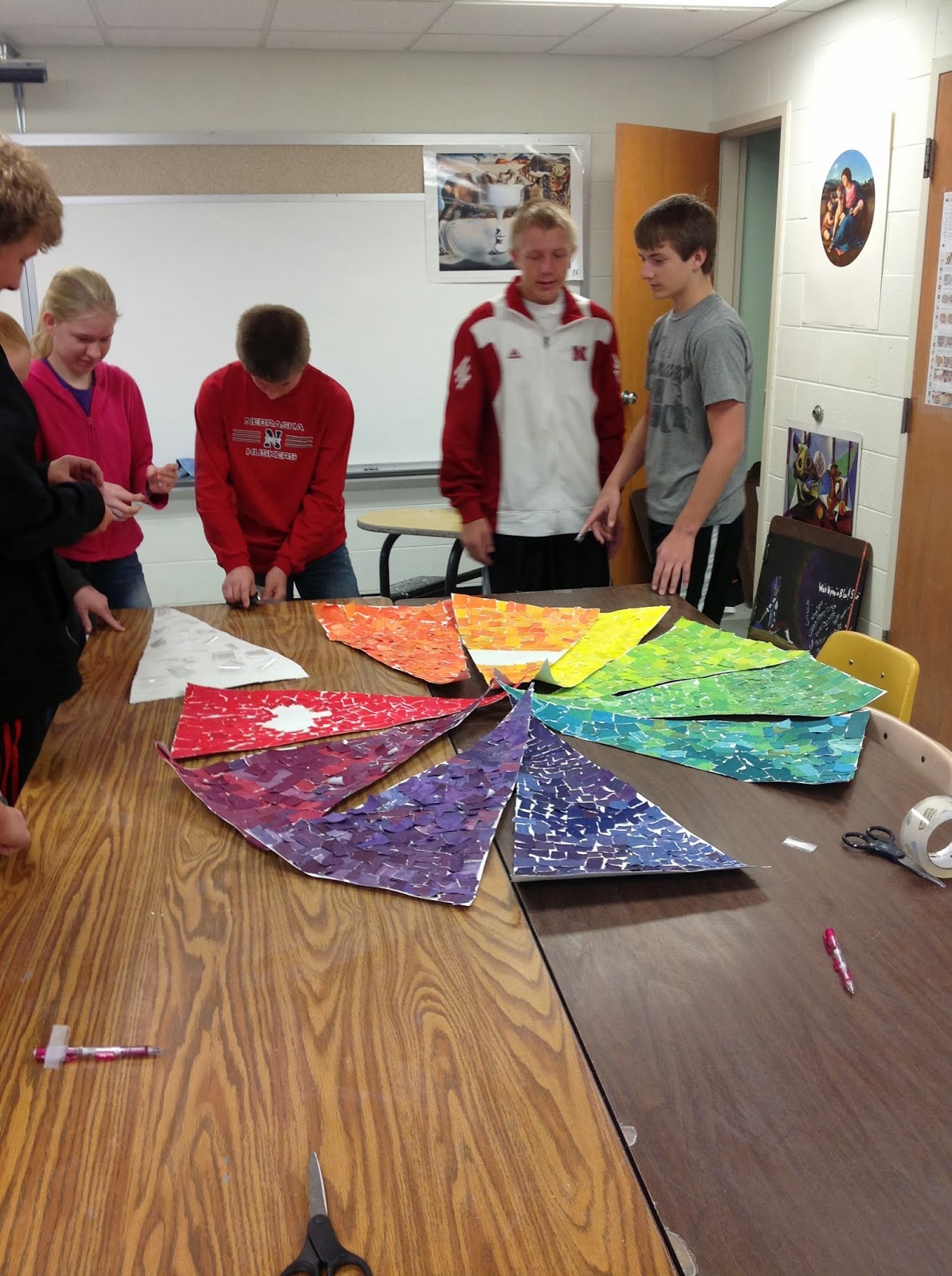 Mrs. Art Miller: Jr. High Giant Color Wheel