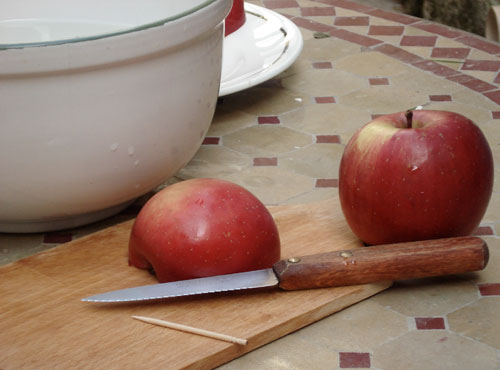 Just Another Static Heart: Bento Journey: Apple Rabbit Tutorial