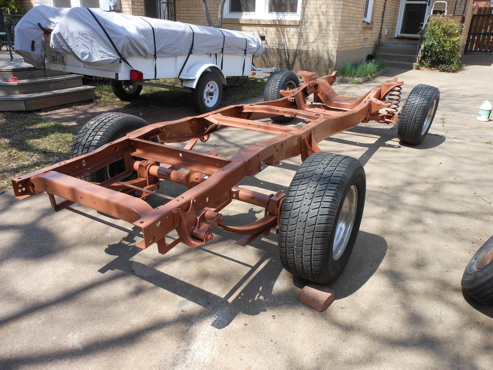 1967 Ford F100: Frame Paint Complete