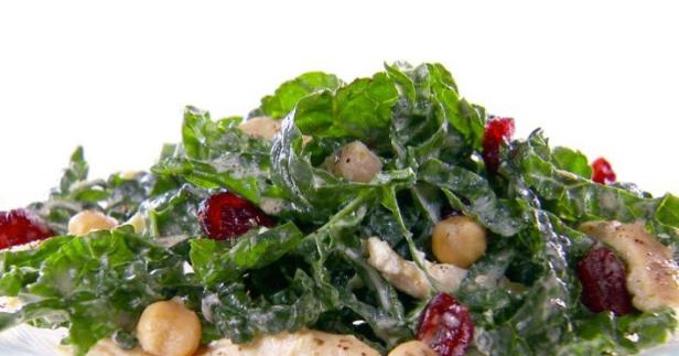 Kale and Hummus Salad Recipe | Arabic Food Recipes