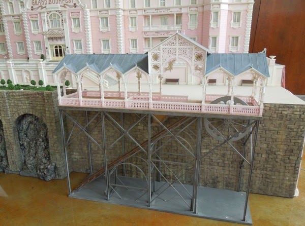 The Grand Budapest Hotel original model on display... - domesticjenni
